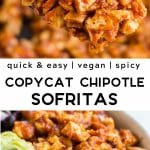 Easy Chipotle Sofritas Recipe - Nora Cooks
