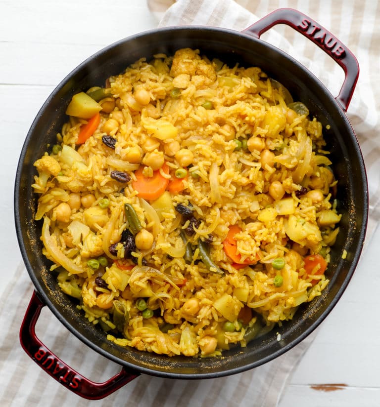 Easy Vegan Biryani - Nora Cooks