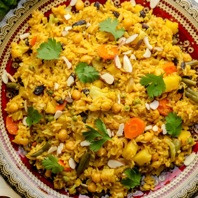 Easy Vegan Biryani - Nora Cooks