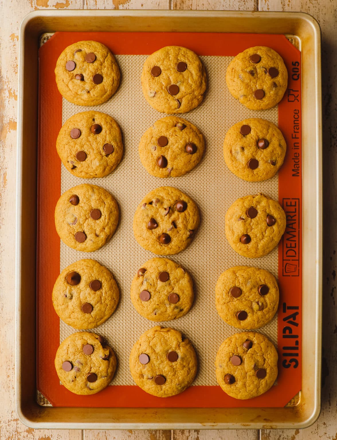Pumpkin Chocolate Chip Cookies - Nora Cooks