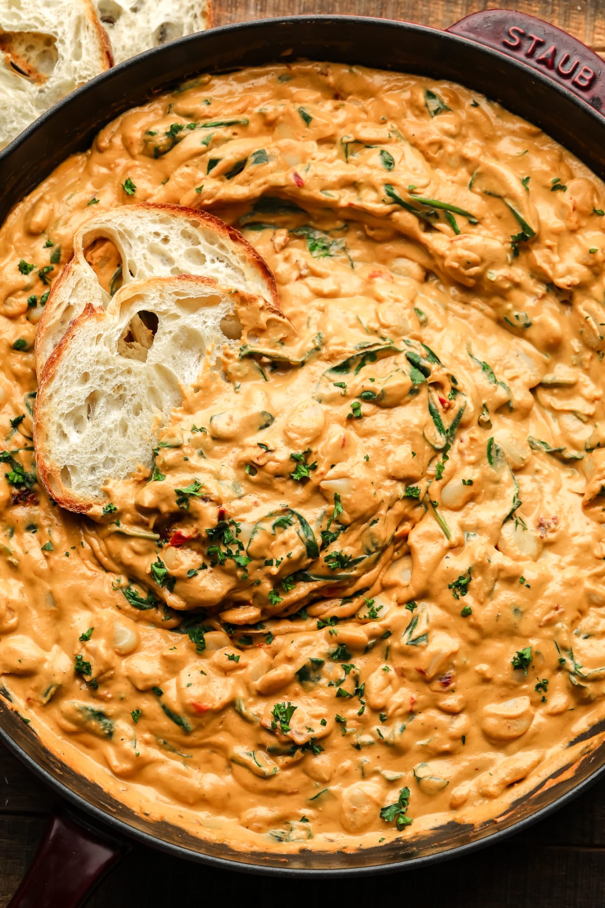 Creamy Sun Dried Tomato Butter Beans Recipe - Nora Cooks