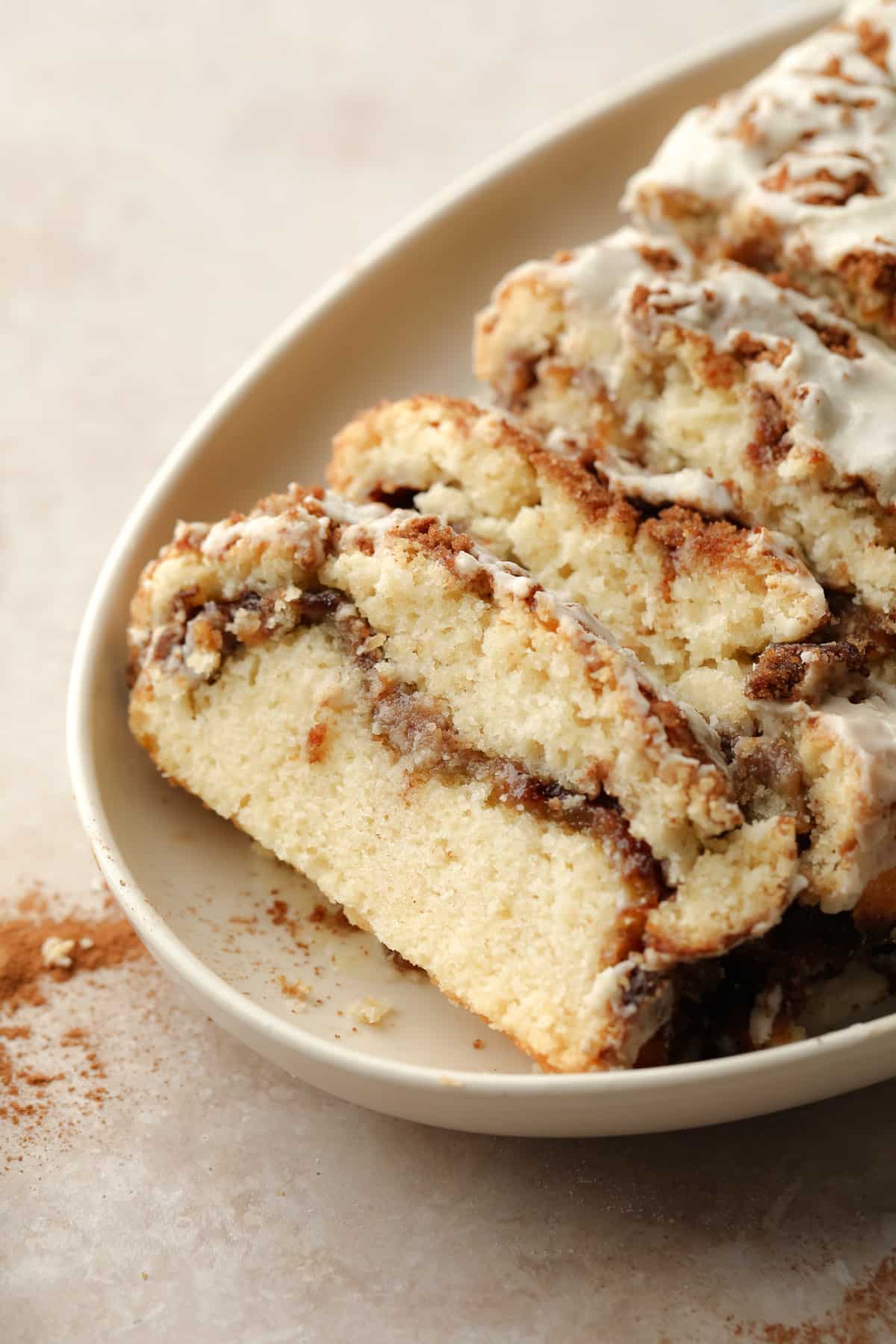 Vegan Cinnamon Swirl Quick Bread - Nora Cooks