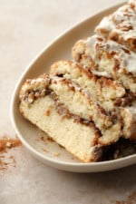 Vegan Cinnamon Swirl Quick Bread - Nora Cooks