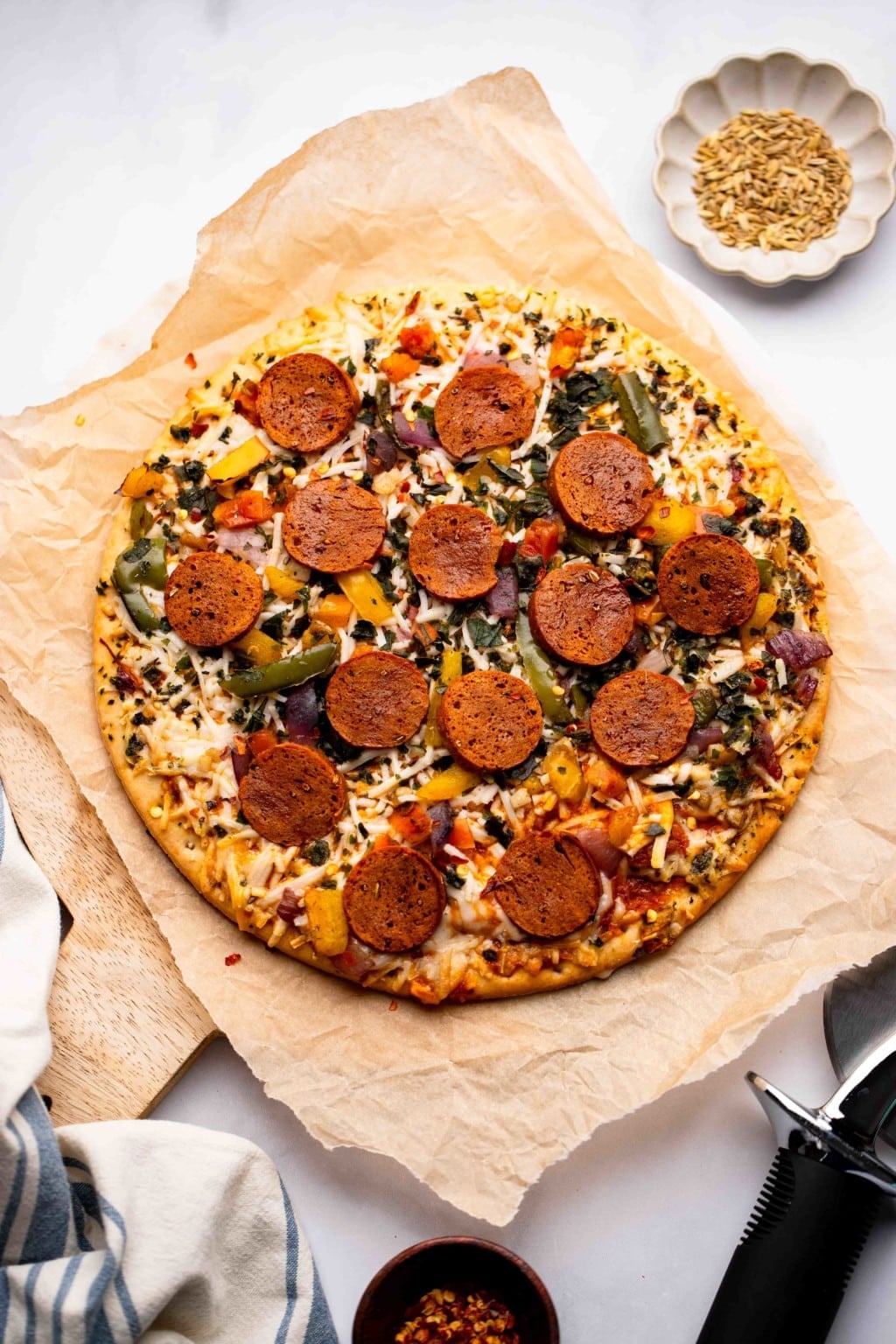 Vegan Pepperoni - Nora Cooks