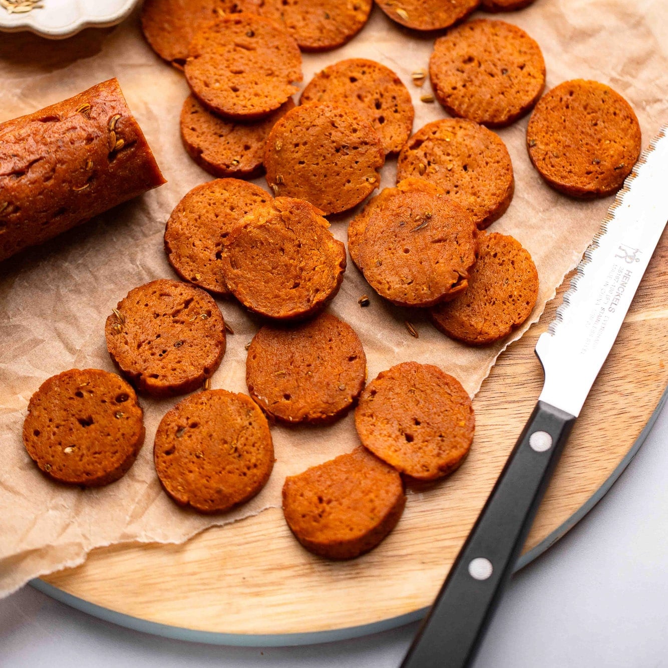 Vegan Pepperoni - Nora Cooks