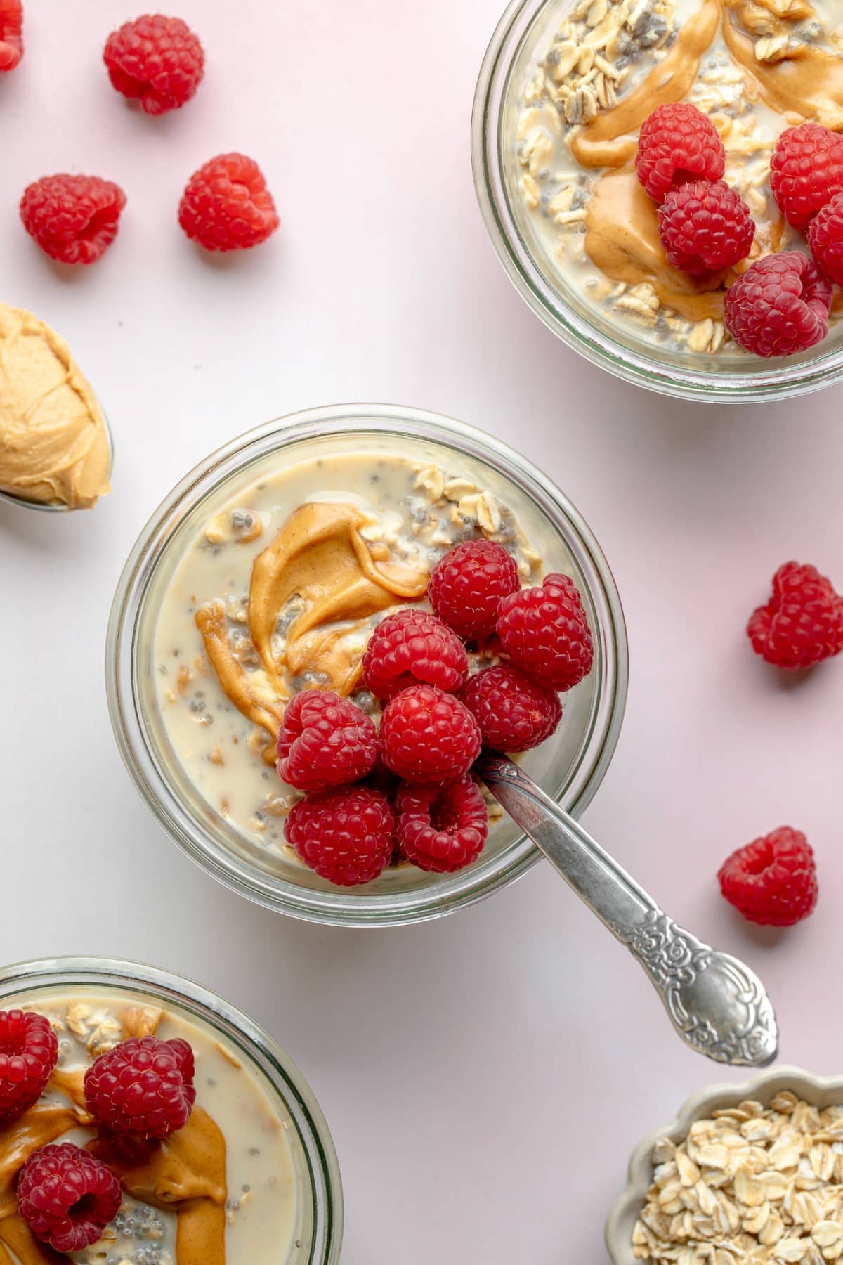 Peanut Butter Overnight Oats - Nora Cooks