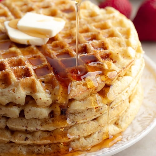 Best Ever Vegan Waffles - Nora Cooks
