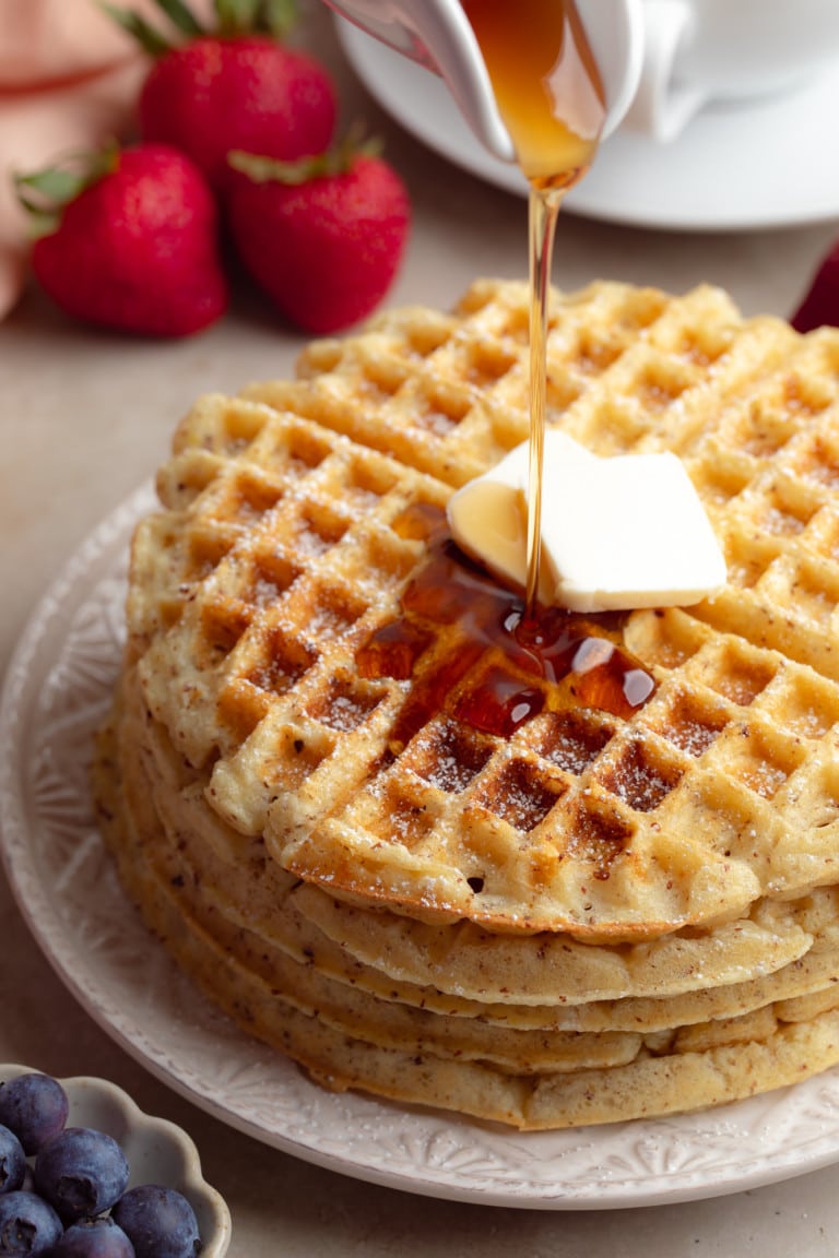 Best Ever Vegan Waffles - Nora Cooks