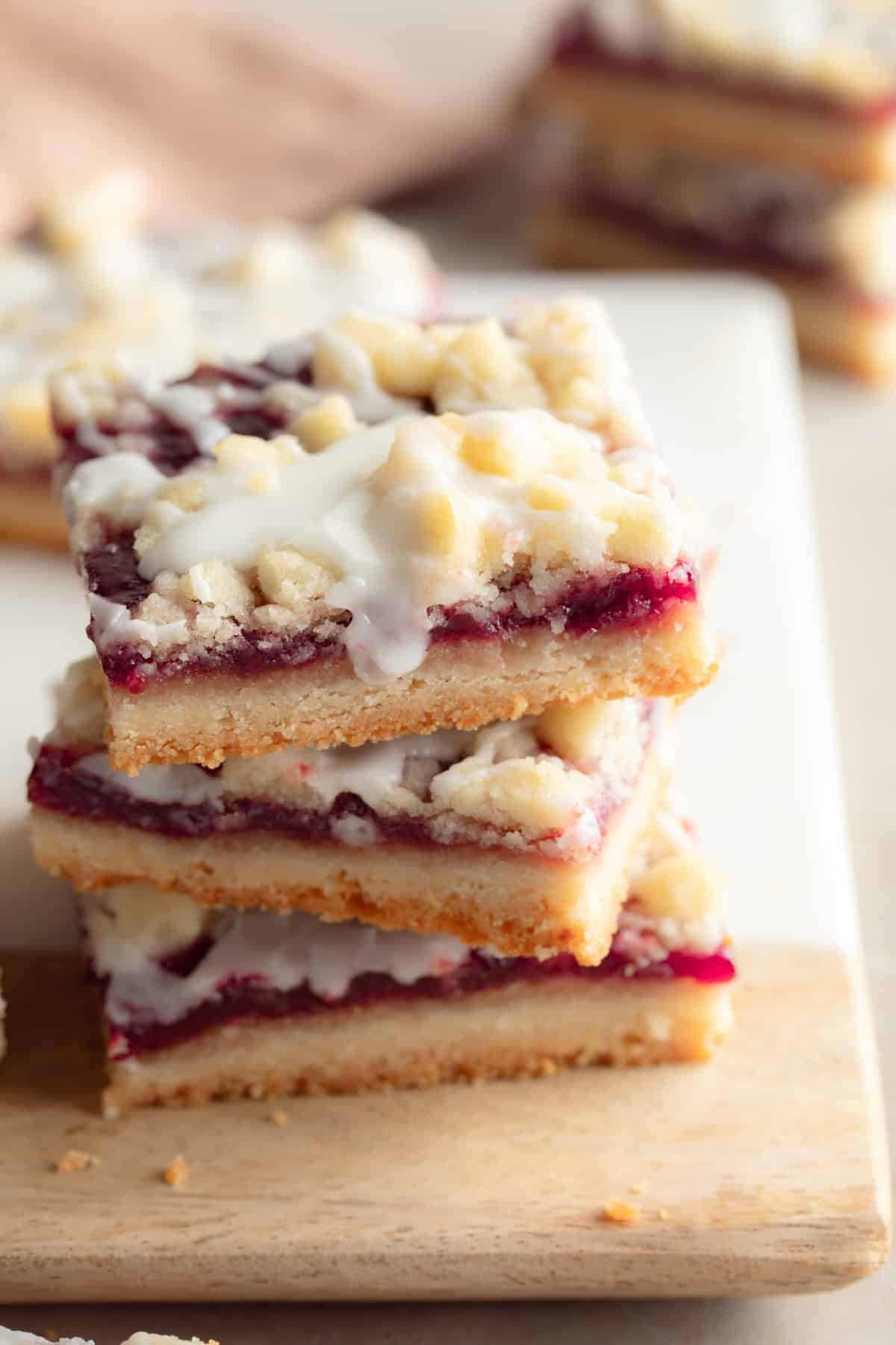 Vegan Raspberry Bars - Nora Cooks