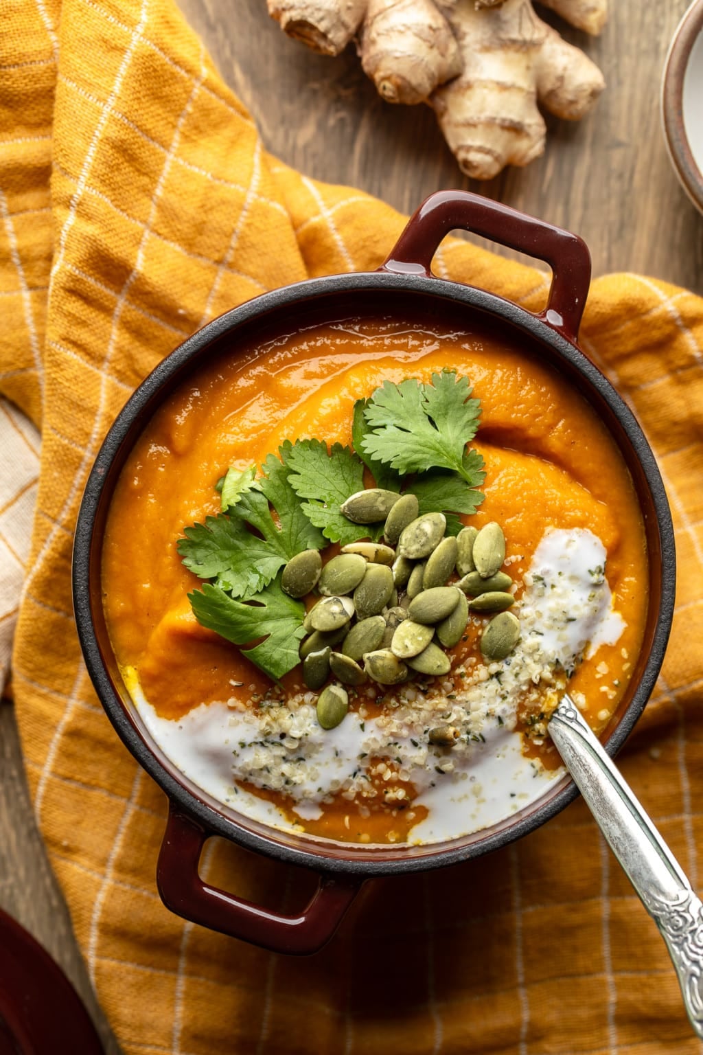 Carrot and Ginger Soup - Nora Cooks