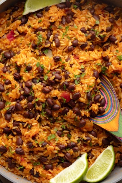 Mexican Rice and Beans - Nora Cooks